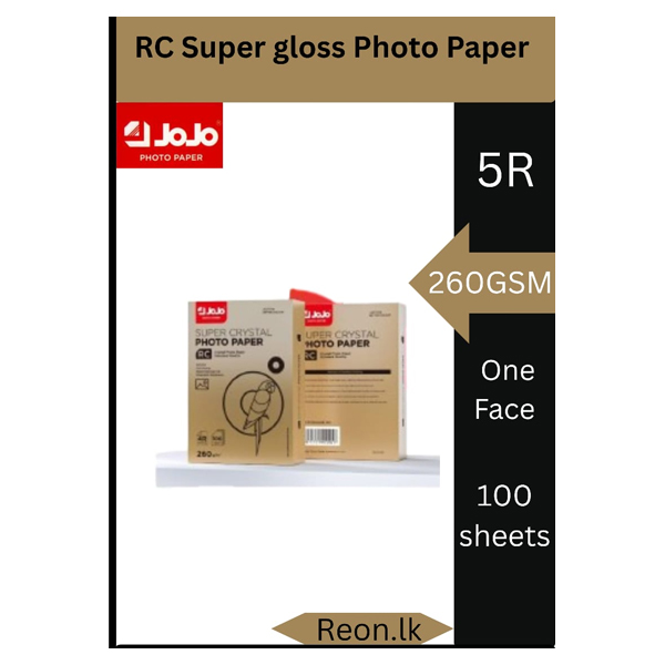 5R RC Super Crystal Photo Paper 260GSM 100 sheet - Reon